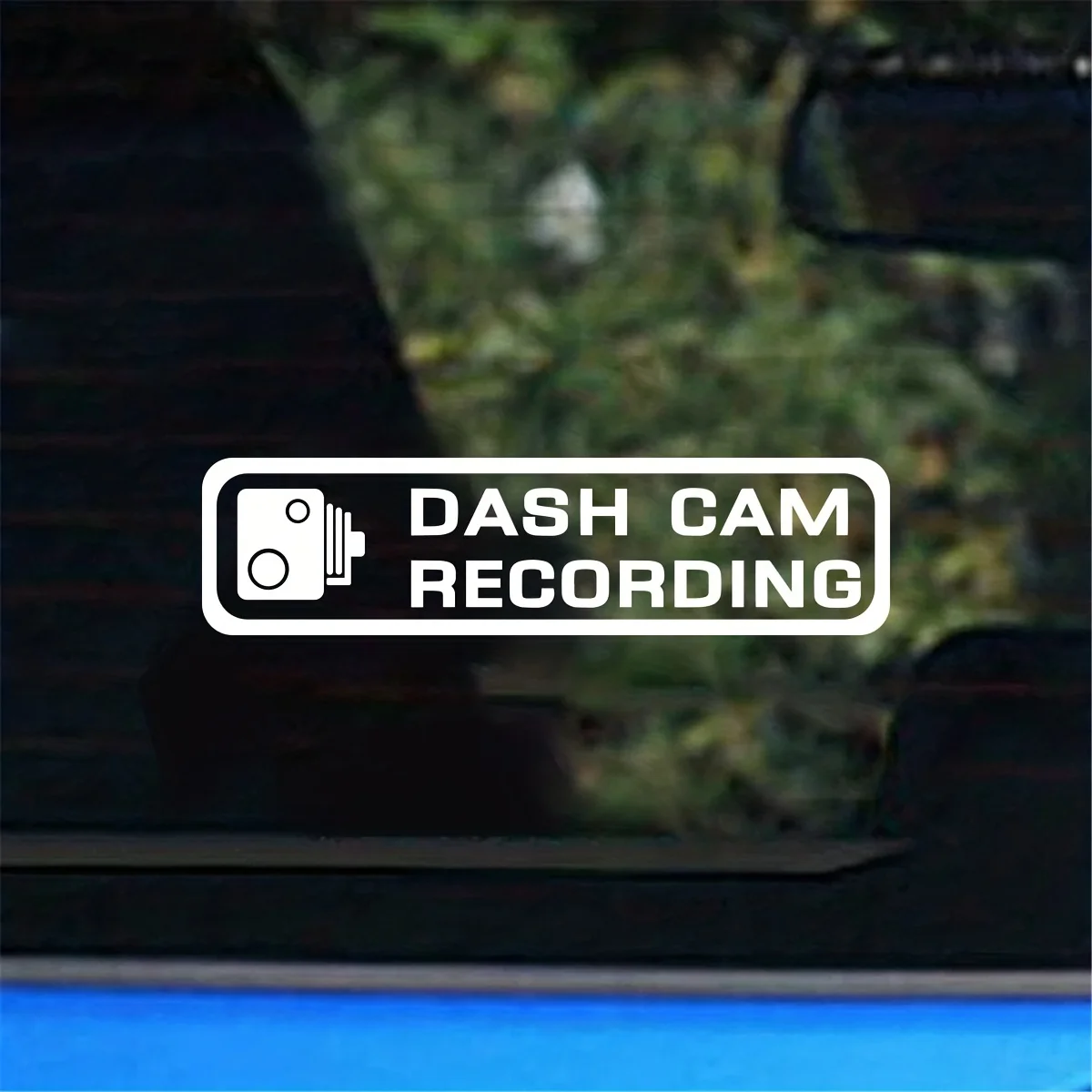 DASH-CAM-RECORDING-Car-Stickers-Window-Windshield-Rear-Bumper-Vinyl ...