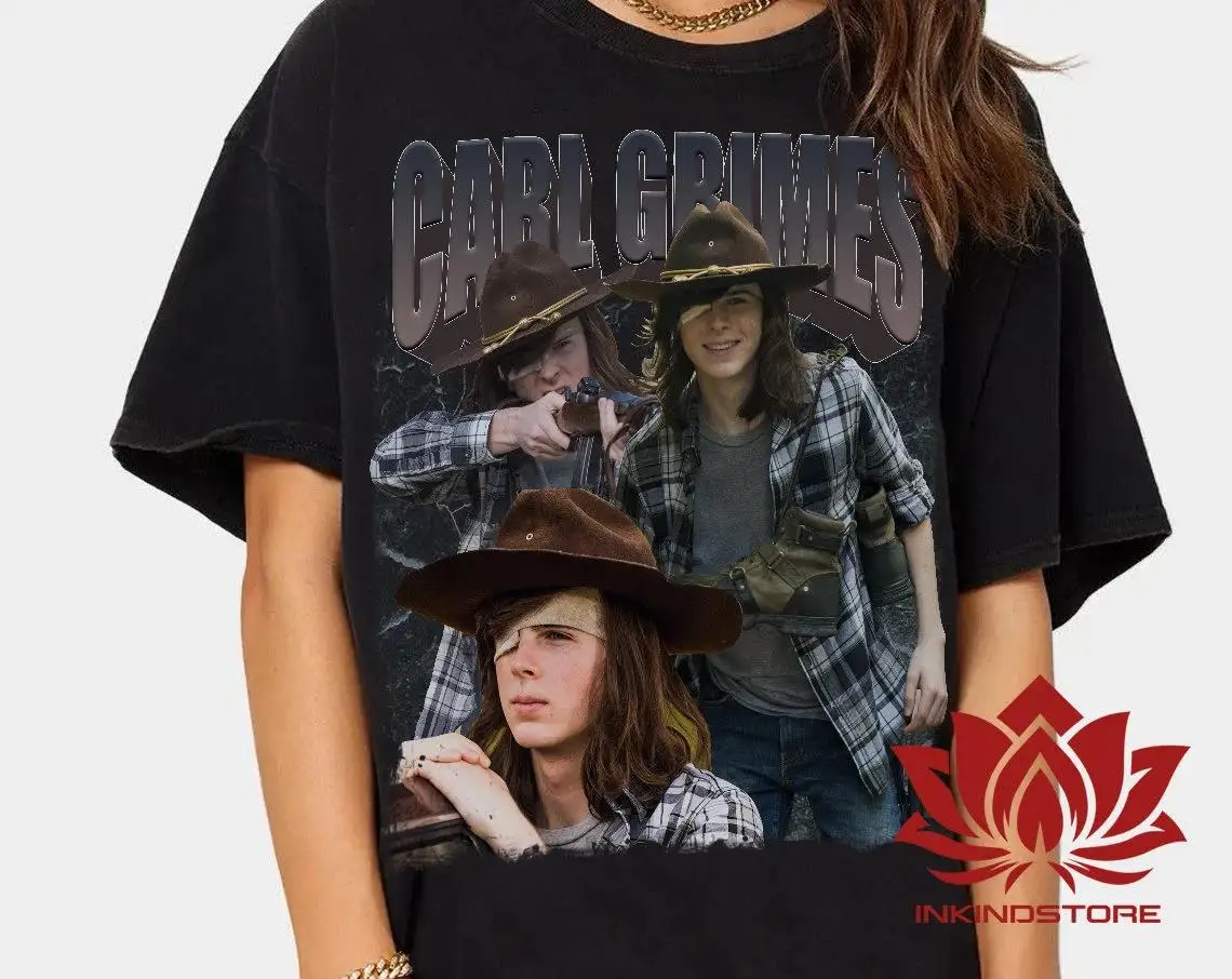 Carl-Grimes-Shirt-The-Walking-Dead-TV-Series-Vintage-90-s-Trending-Tee ...