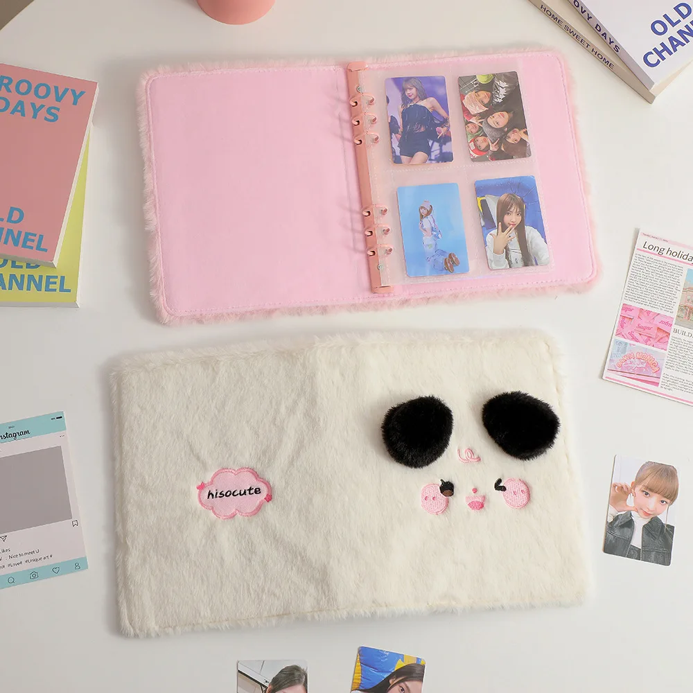 Plush A5 Binder Photocard Holder Kpop Idol Photo Album Photocards ...