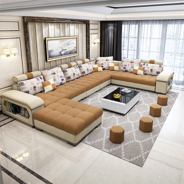 Modern Cloth Sofa Set Designs