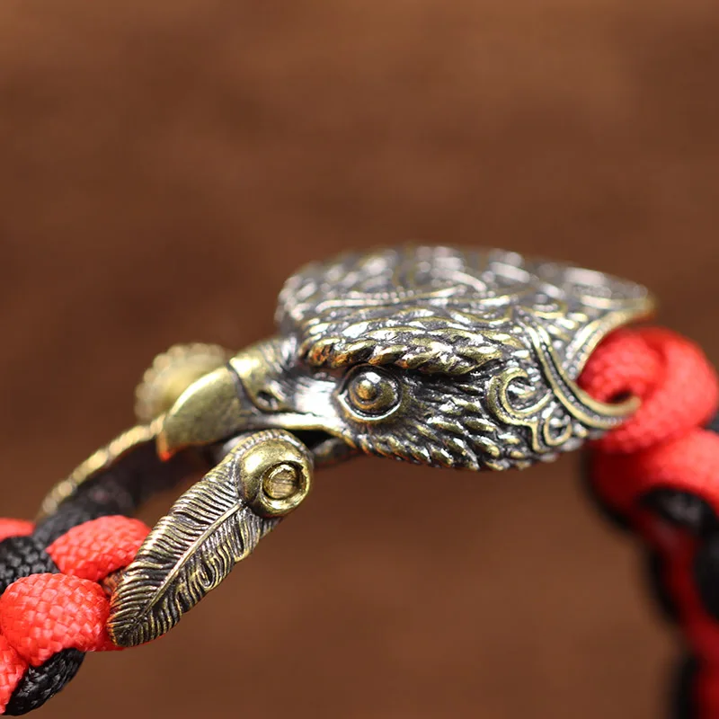 Eagle Head Brass Buckle EDC - Viking Paracord every day carry EDC Products.