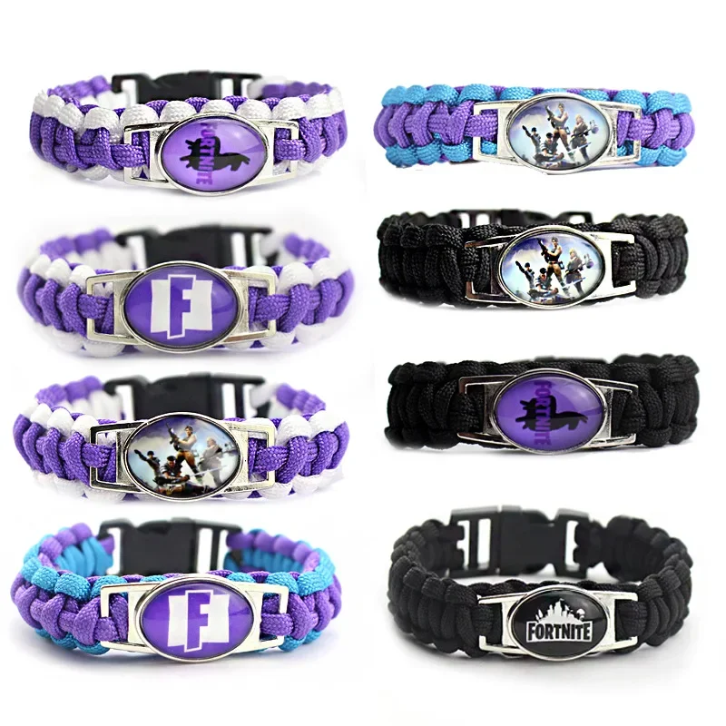Fortnite-Pulseras-trenzadas-a-mano-para-hombre-y-mujer-accesorios-de ...