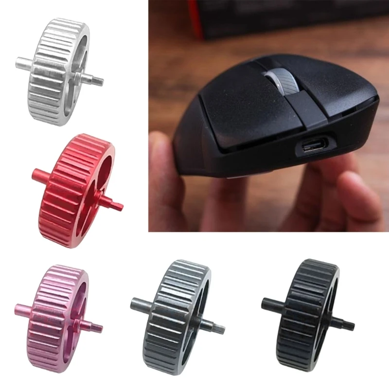 Gaming Mouse Rollers Scroll Metal Mouse Pulley Wheel Replacement for ...