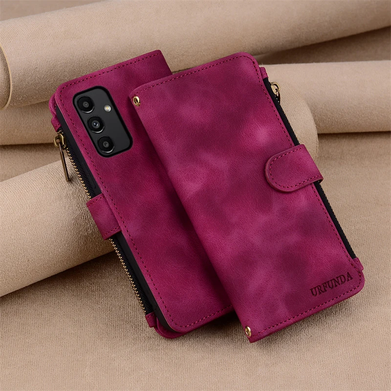 A13 4G/A13 5G Fall Für Samsung A13 Fall Brieftasche Leder Flip-Cover ...