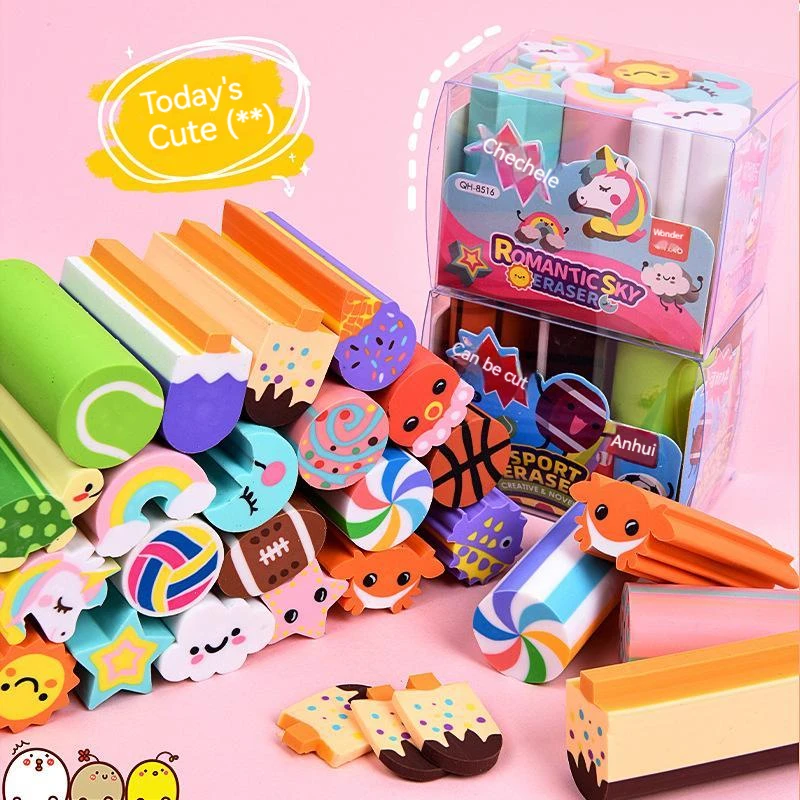 Goma-de-borrar-con-dibujos-animados-para-ni-os-regalo-Escolar-Creativo ...