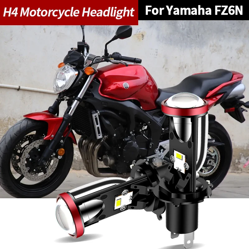 For Yamaha FZ6N Motorcycle H4 LED Lens Headlight Retrofit Accessories ...