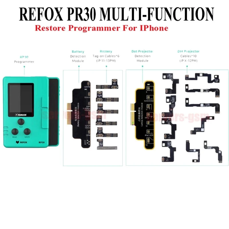 Refox Rp30 Multifunctional Restore Programmer For Iphone Face Id Fix ...