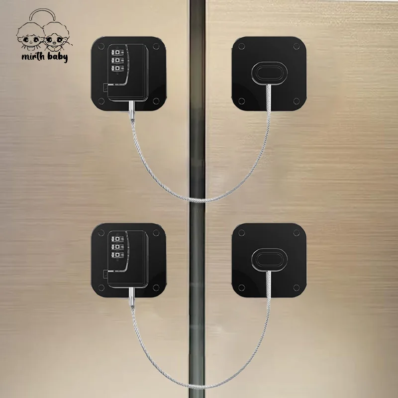 Fridge-Lock-Refrigerator-Locks-Freezer-Lock-with-Key-for-Child-Safety ...