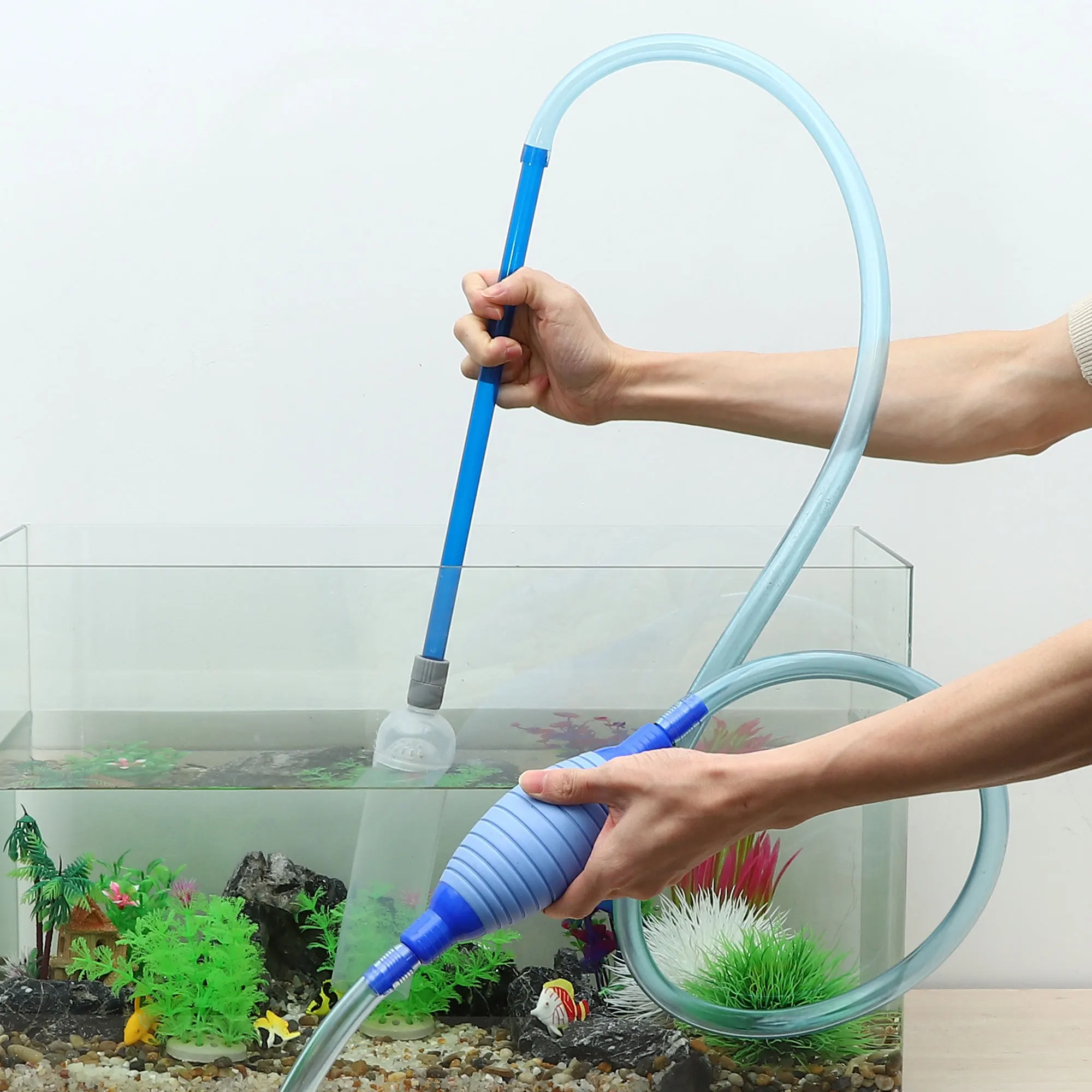 UXCELL-Aquarium-Water-Changer-Tools-Siphon-Clean-Vacuum-Cleaner-Pump ...