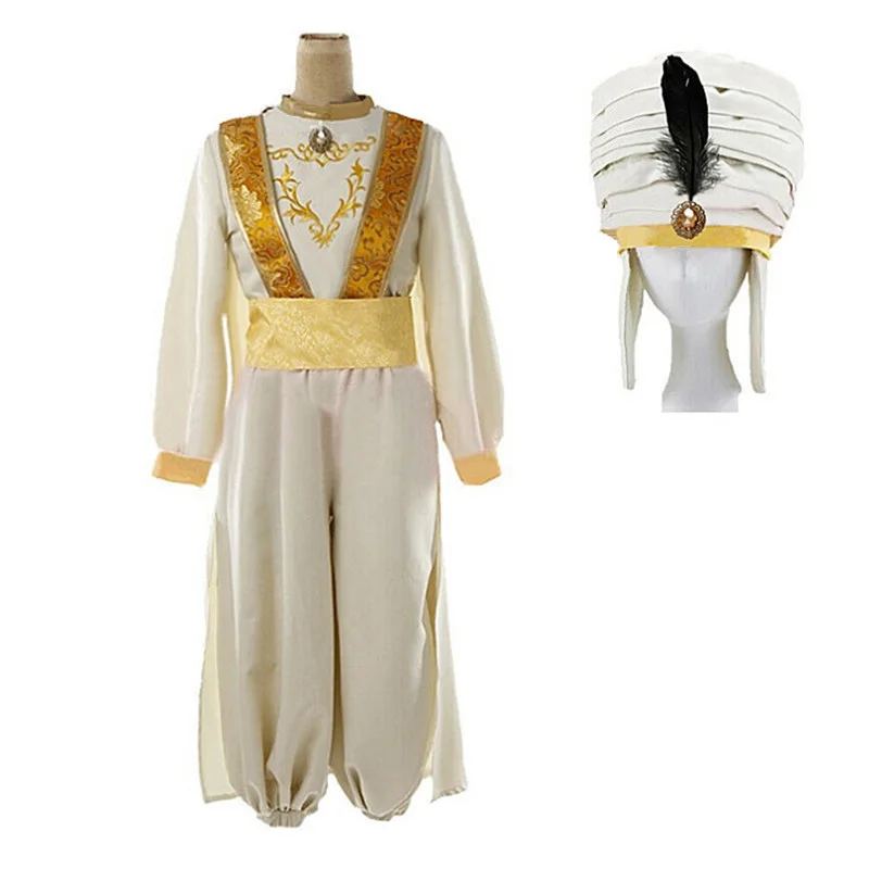 Aladdin Lamp Prince Aladdin Prince Cosplya Costume Halloween Costume ...