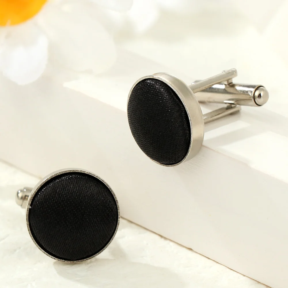 Barre Fermoir Broche,Boutons de manchette ronds de couleur unie,pour ...