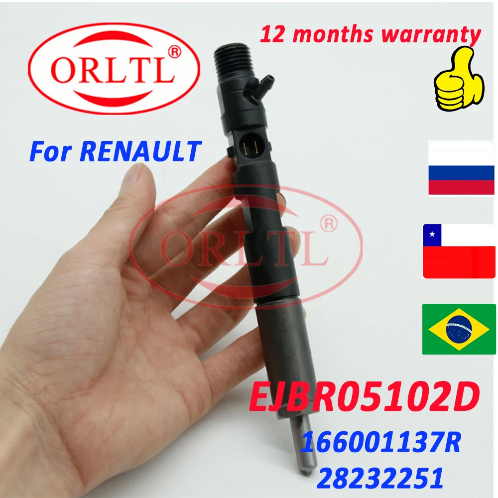 ORLTL EJBR05102D (166001137R) injecteur à rampe commune Diesel Assy ...