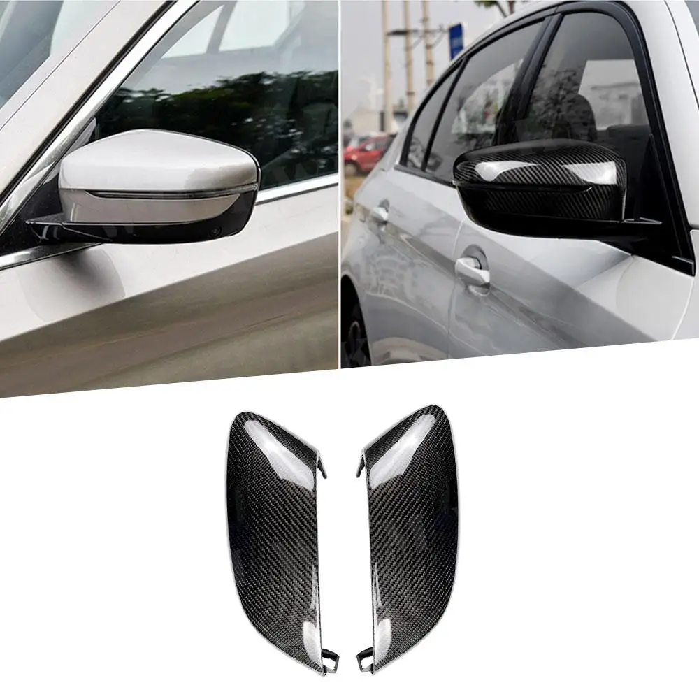 Carbon-Fiber-Replacement-Side-Mirror-Cover-Caps-for-BMW-5-Series-G30 ...