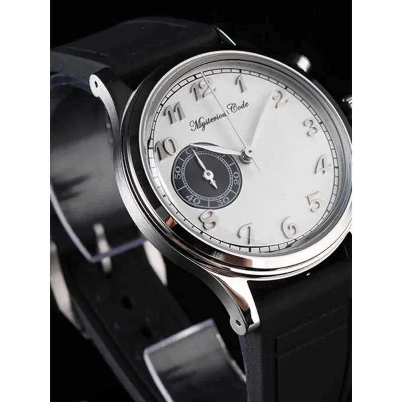 41MM-mysterious-code-retro-VK64-mechanical-aeronautical-chronograph ...