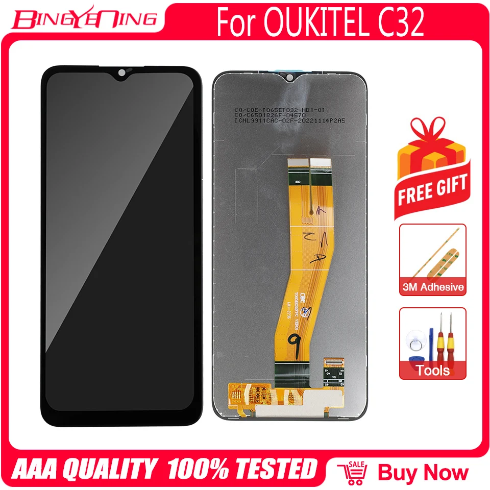 Original-For-6-49-Inch-Oukitel-C32-LCD-Touch-Screen-Digitizer-Display ...