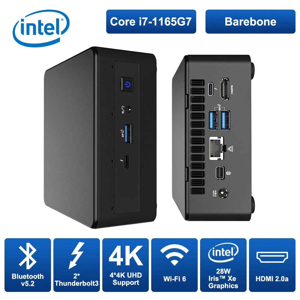Intel Nuc 11 Mini Desktop Pc Barebones Nuc11pahi7 Home Business Intel Nuc 11 Mini Desktop Pc Barebones Nuc11pahi7 Home Business