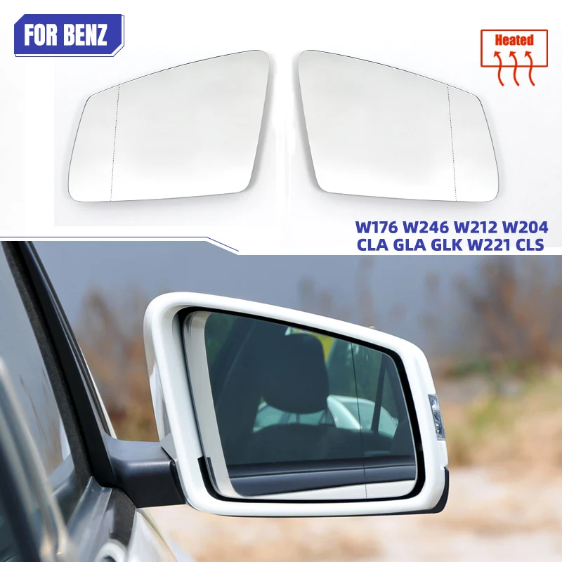 Left Right Door Side Heated Wing Mirror Glass Rearview Plate for ...
