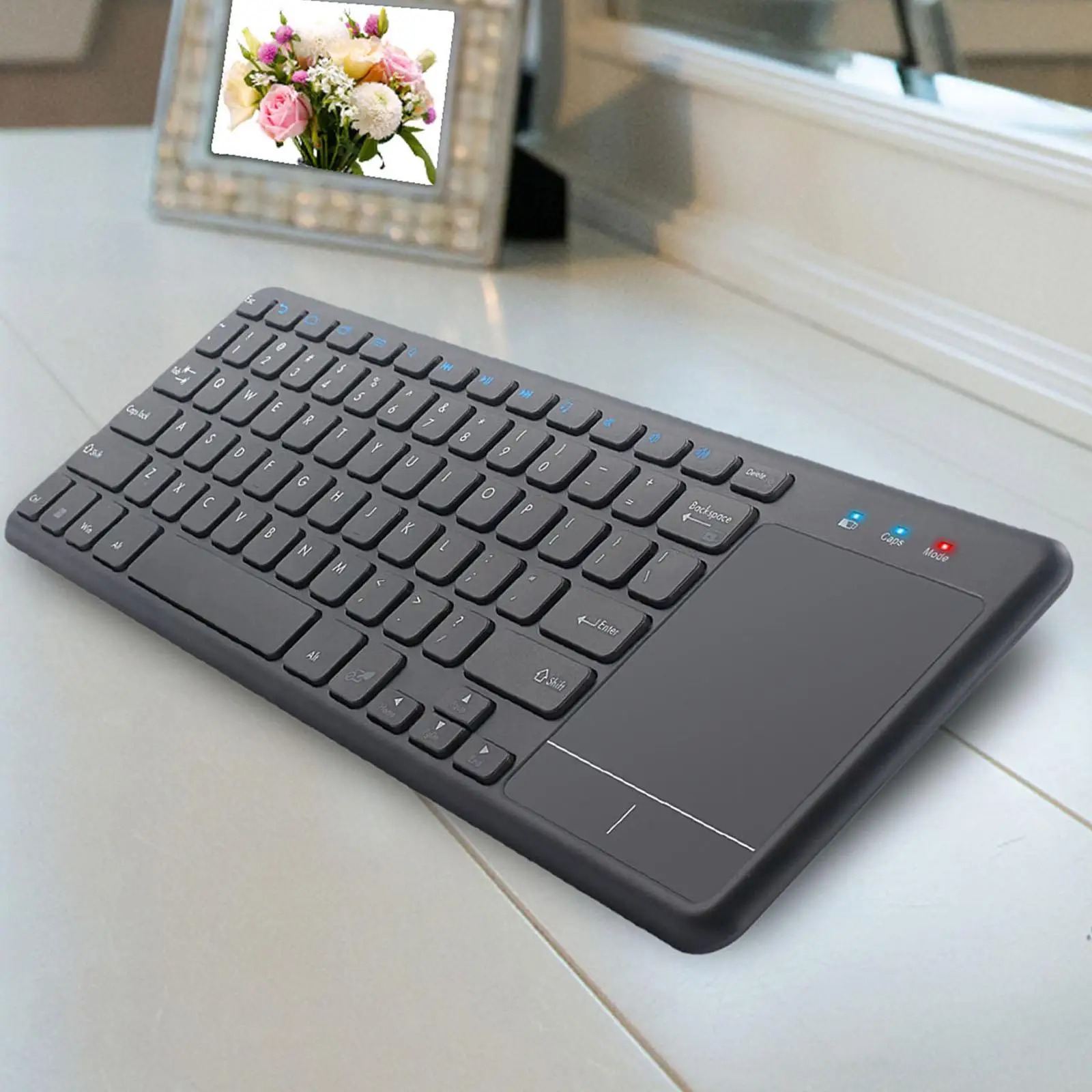 Wireless-Keyboard-with-Touch-Pad-Ergonomic-Design-Slim-Lightweight ...