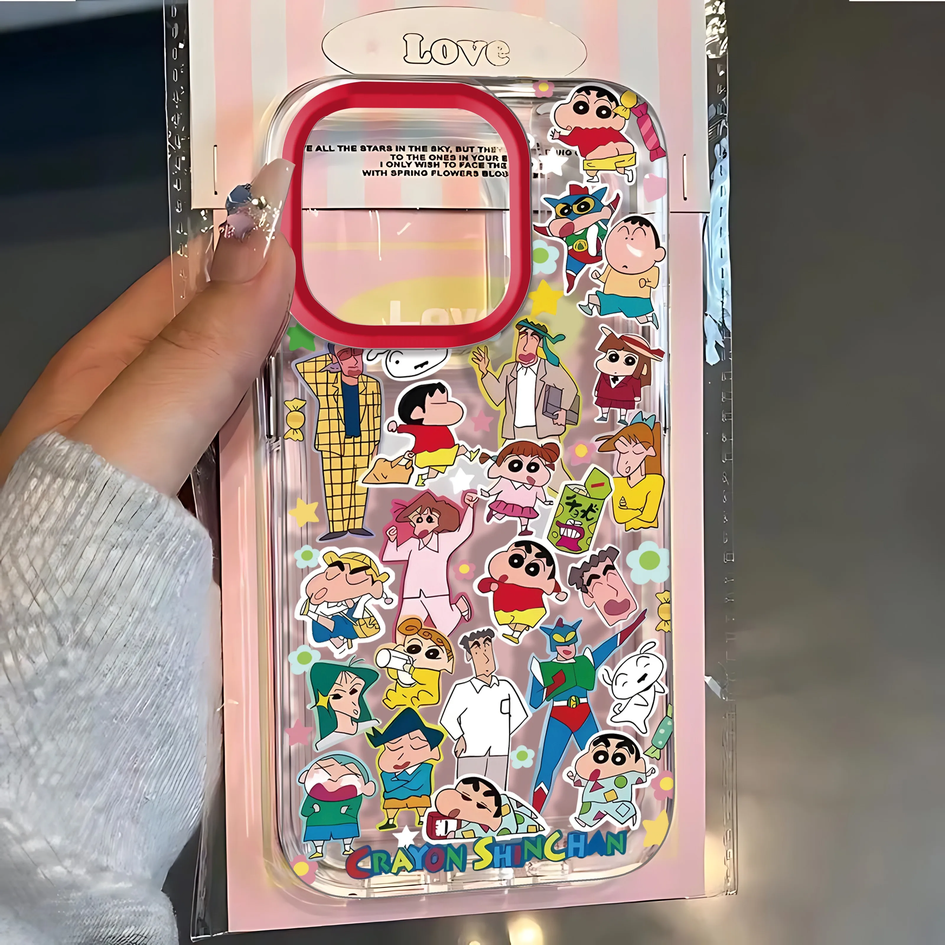 Crayons-Shin-chans-Anime-Hot-cute-Clear-Space-Phone-Case-For-iPhone-11 ...