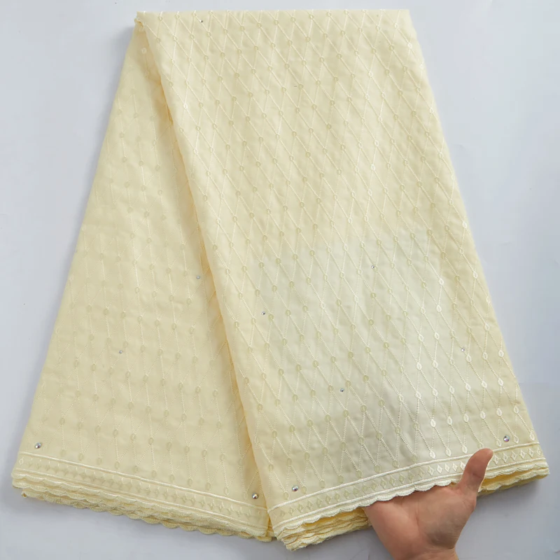 Cream Lace Fabric
