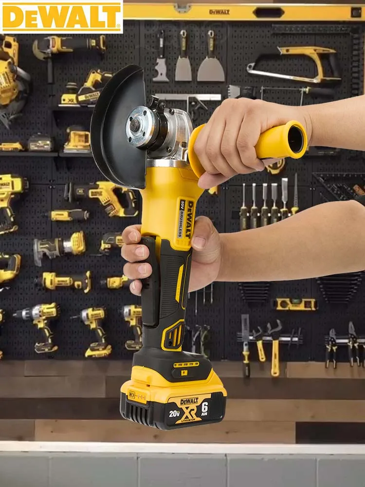 DEWALT-DCG405-125mm-flat-head-angle-grinder-bare-machine-tool-cutting ...