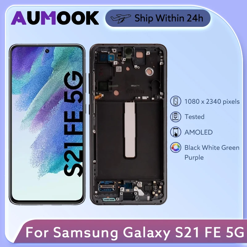 6-4-AMOLED-For-Samsung-Galaxy-S21-FE-5G-LCD-Display-Touch-Screen ...