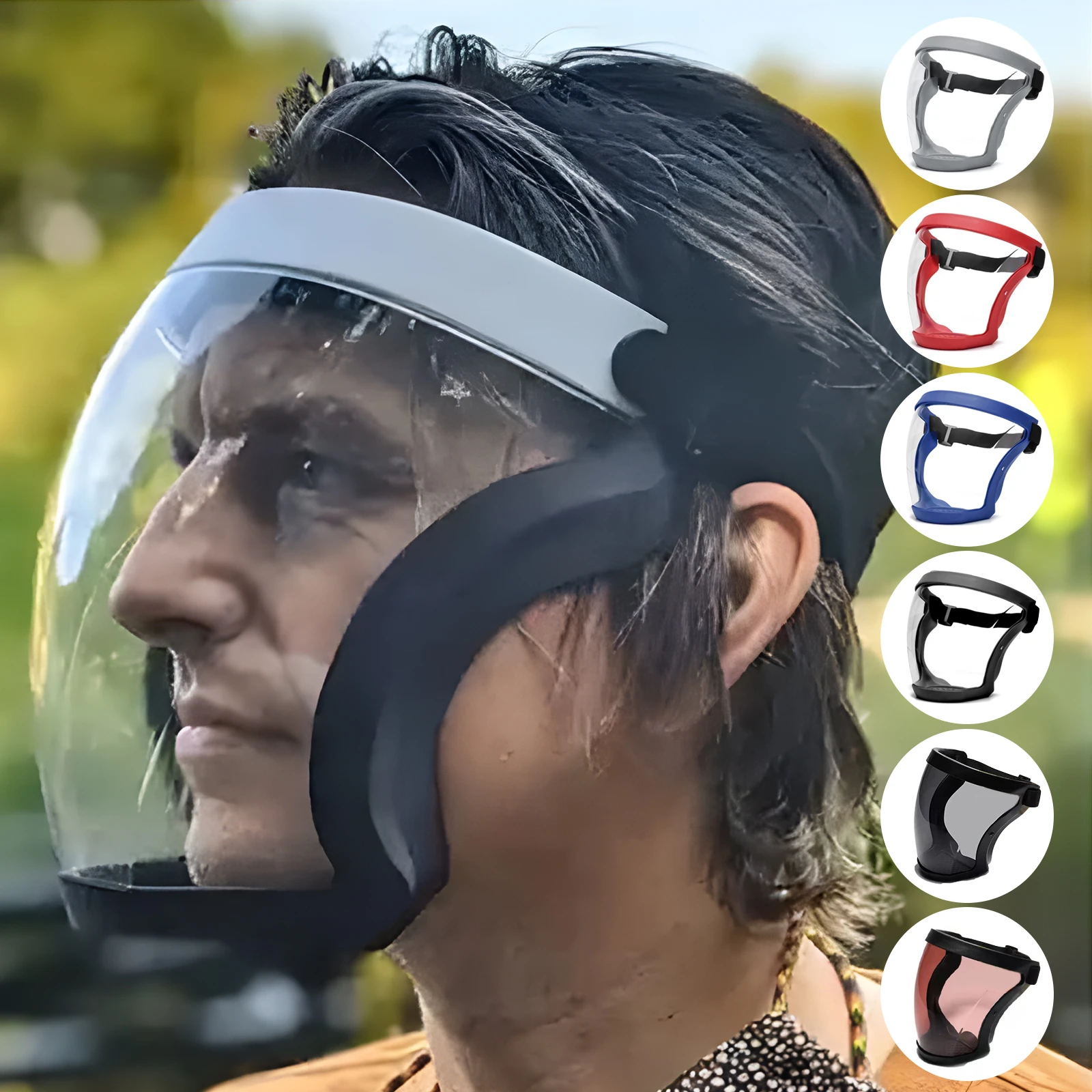 Facial Protection Safety Mask | Transparent Protection Shield - Kitchen ...