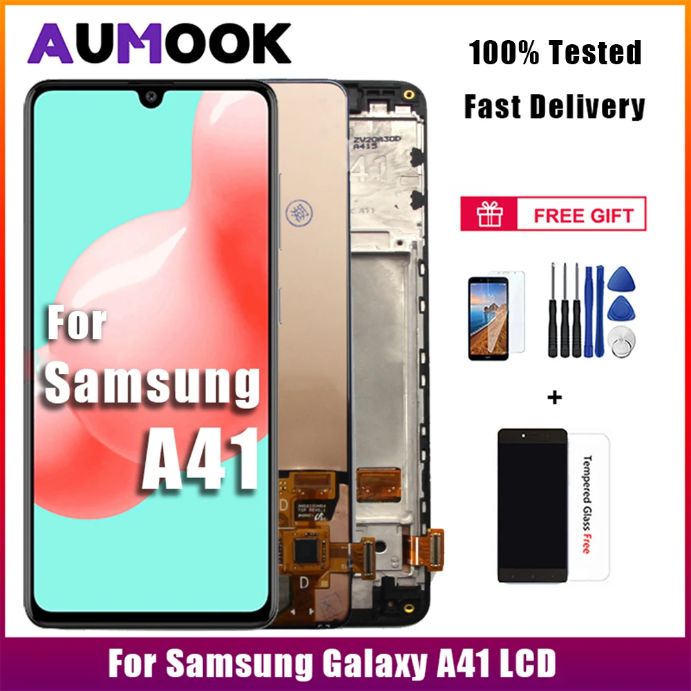 OEM-Super-AMOLED-For-Samsung-Galaxy-A41-Display-LCD-Touch-Screen ...
