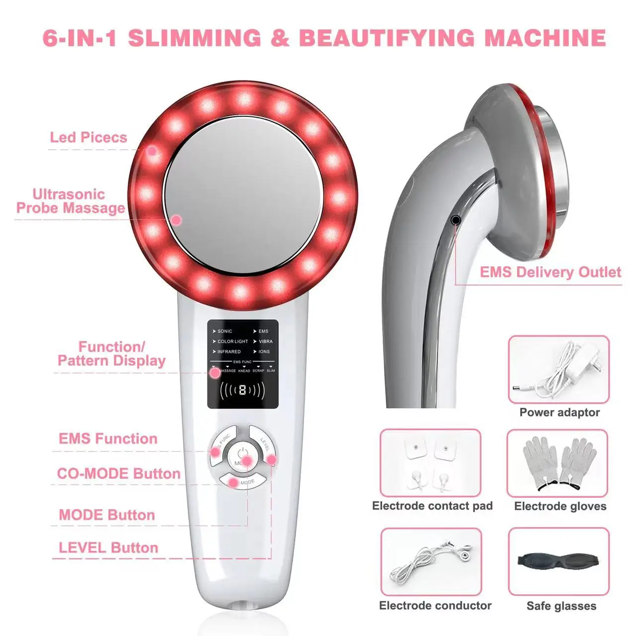 6-in-1-Body-Slimming-Fat-Belly-Burning-Device-Multifunction-High ...