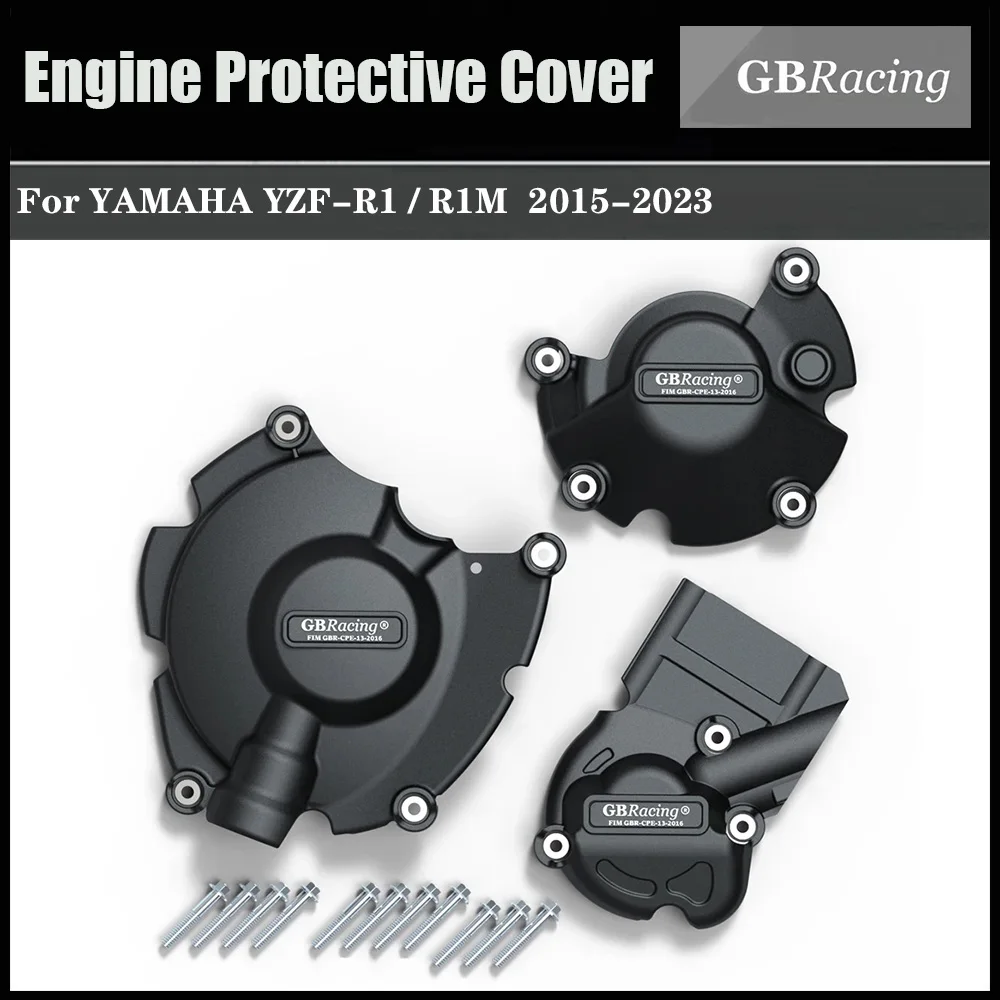 NEW-GBRacing-MOTO-Engine-Protection-Cover-For-Yamaha-YZF-R1-R1M ...