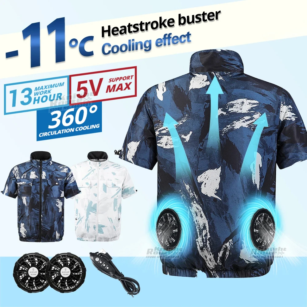Cool-Vest-Wearable-Cooling-Fan-Vest-Air-conditioned-Clothes-Hiking ...