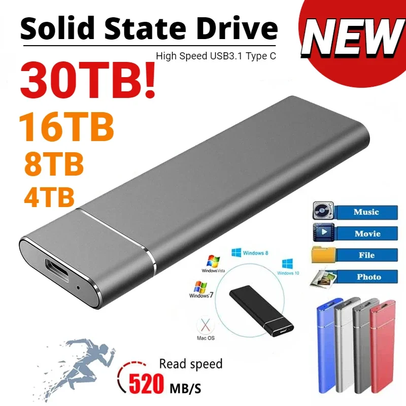 High-Speed-128TB-SSD-USB3-1-Interface-Portable-External-Solid-State ...