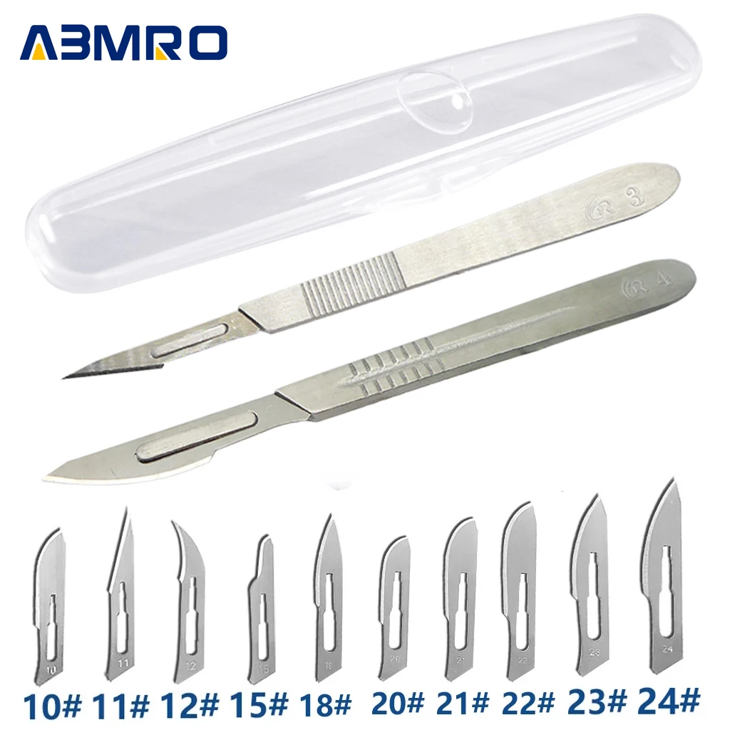 Scalpel-Combination-10-11-23-High-Carbon-Steel-Surgical-Blade-With-Box ...