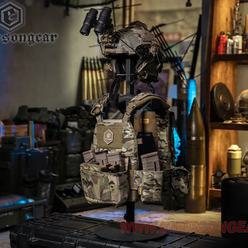 Tactical-Vest-Helmet-Display-Stand-Body-Armor-Helmet-Equipment-Display ...
