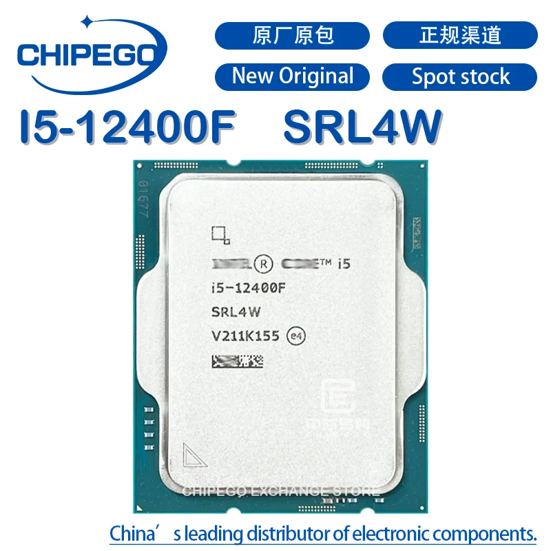 100% Test Very Good Product I5-12400f Srl4w I5 12400f 2.5 Ghz 6-core 12 ...