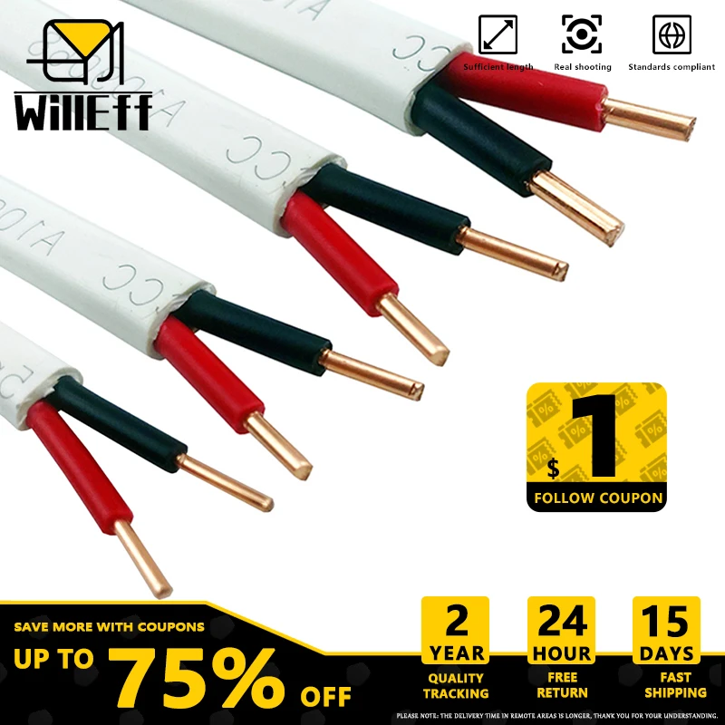 2Core-3Core-Solid-Copper-wire-Flat-2-pin-3pin-Cable-White-Sheath-PVC-Power-Hard-Cable.jpg