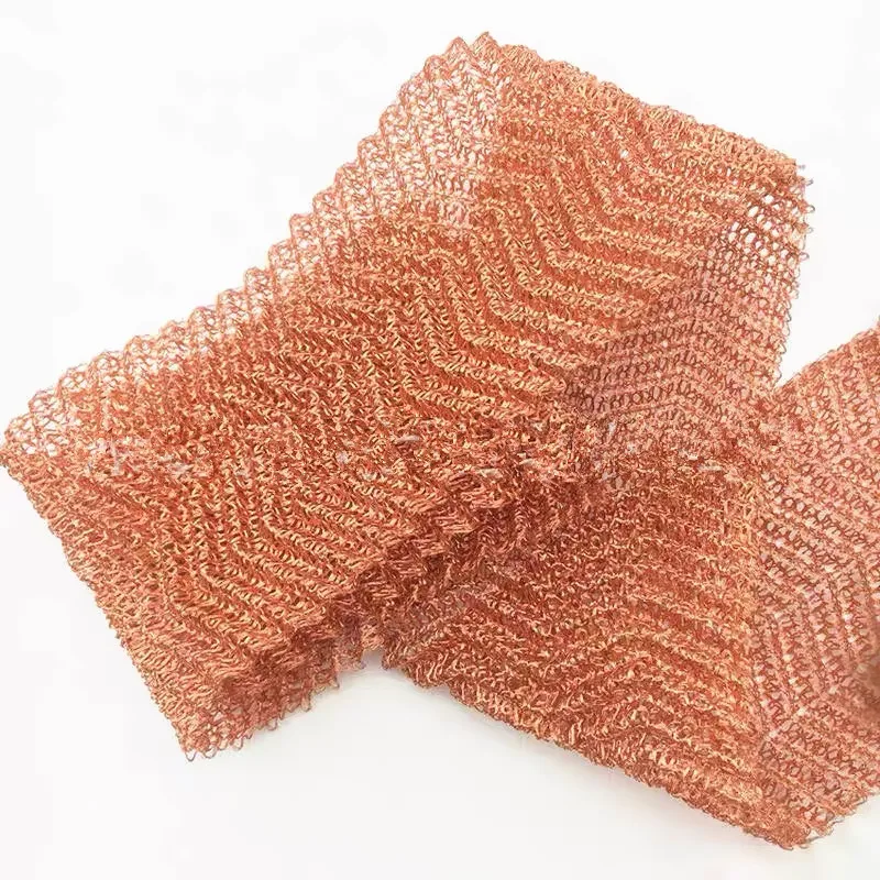 4 Wire Pure Copper Mesh woven filter 0.5-10 m 100 mm wide sanitary food ...