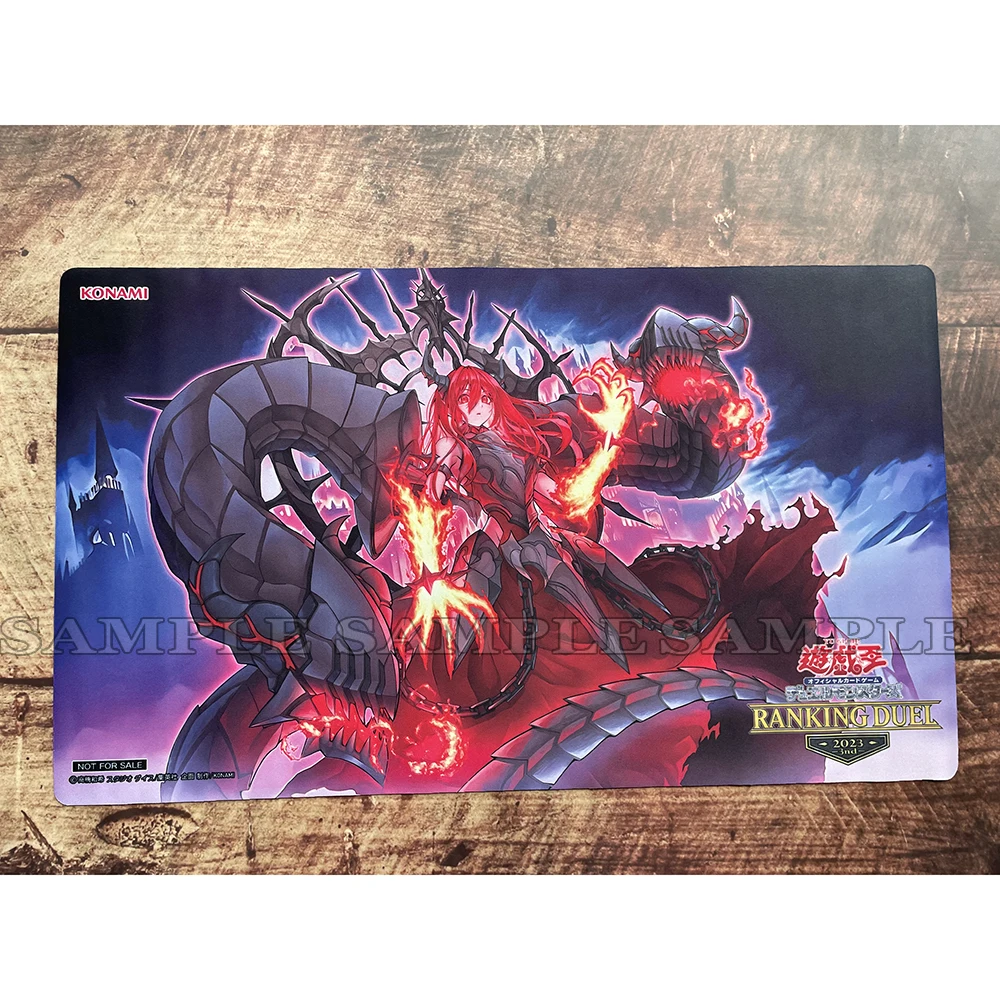 Yu-gi-oh prisionero princesa de llamas frutales Playmat TCG Pad YGO Mat TCG Yugioh Mat-74 ...