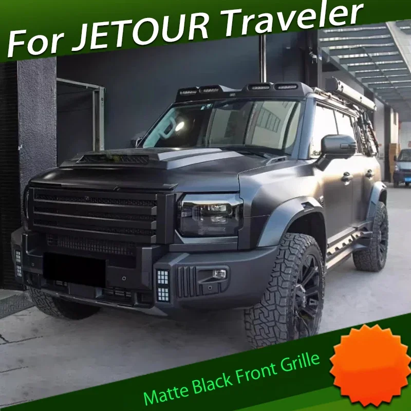 Matte-Black-Front-Grille-Fit-for-CHERY-JETOUR-Traveler-T2-2023-High ...