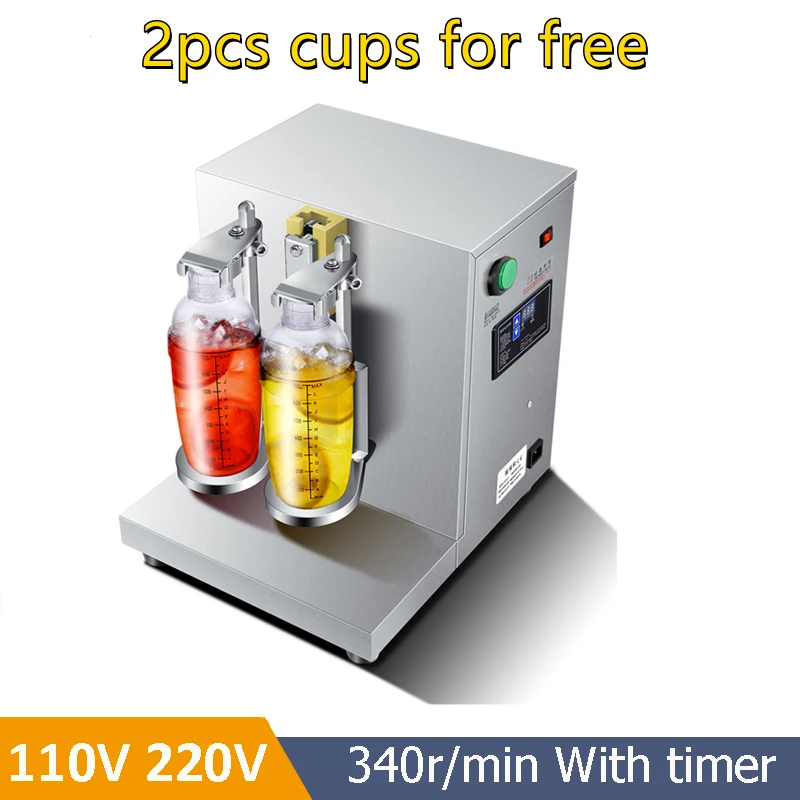110V-220V-Boba-Tea-shaker-Bubble-Tea-Shaker-Double-Cups-Shaker-Machine ...
