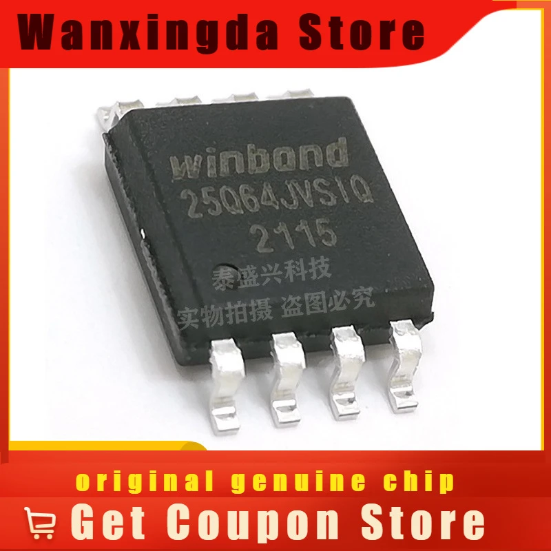 25q64jvsiq Original genuino W25q64jvssiq Sop8 Winbond memoria Flash| | - AliExpress