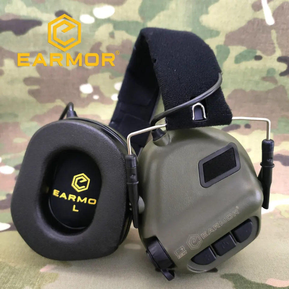 EARMOR M31 MOD4 Noise Canceling Earmuffs Military Anti-Noisy Shooting ...
