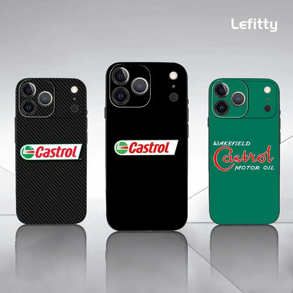 Famous Brand C-Castrol Phone Case For iPhone 17 16 15 14 13 12 11 Pro ...