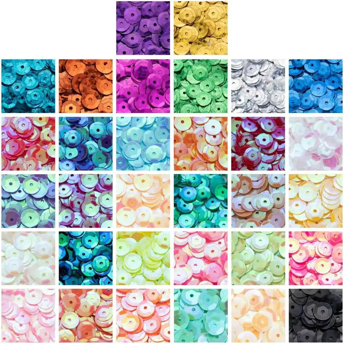 2mm-3mm-4mm-Round-Loose-Sequins-PVC-Sequin-DIY-Spangles-Crafts-For ...