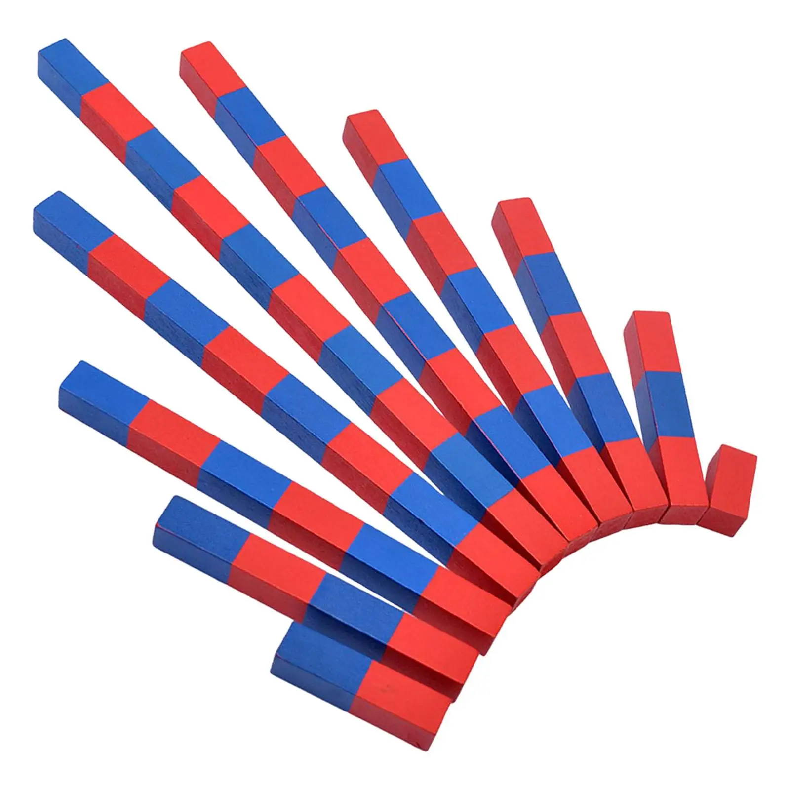 Math-Toys-Montessori-Red-Blue-Number-Rods-Counting-Sticks-Learning-Bars ...