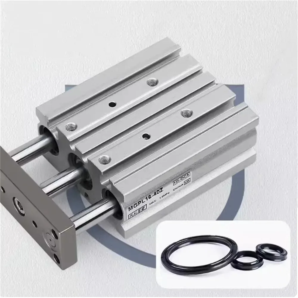 SMC-triaxial-guide-rod-cylinder-MGPL16-stroke-10-20-30-40-50-75-100-125 ...