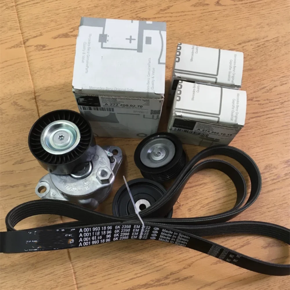 Cinto-Tensor-Polia-Kit-Polia-Idler-para-Mercedes-C350-E350-E550-OEM ...