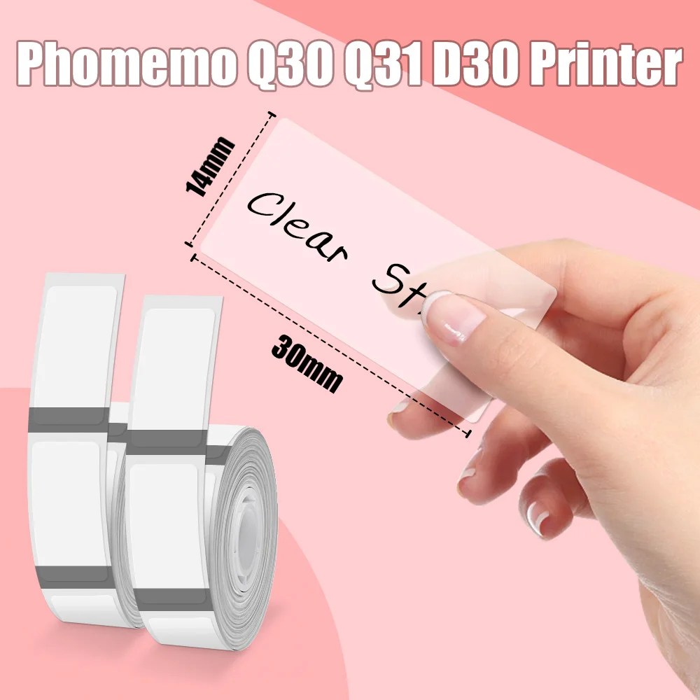 1-Roll-Phomemo-Q30-D30-Label-Printer-Tape-Sticker-Waterproof-Price ...