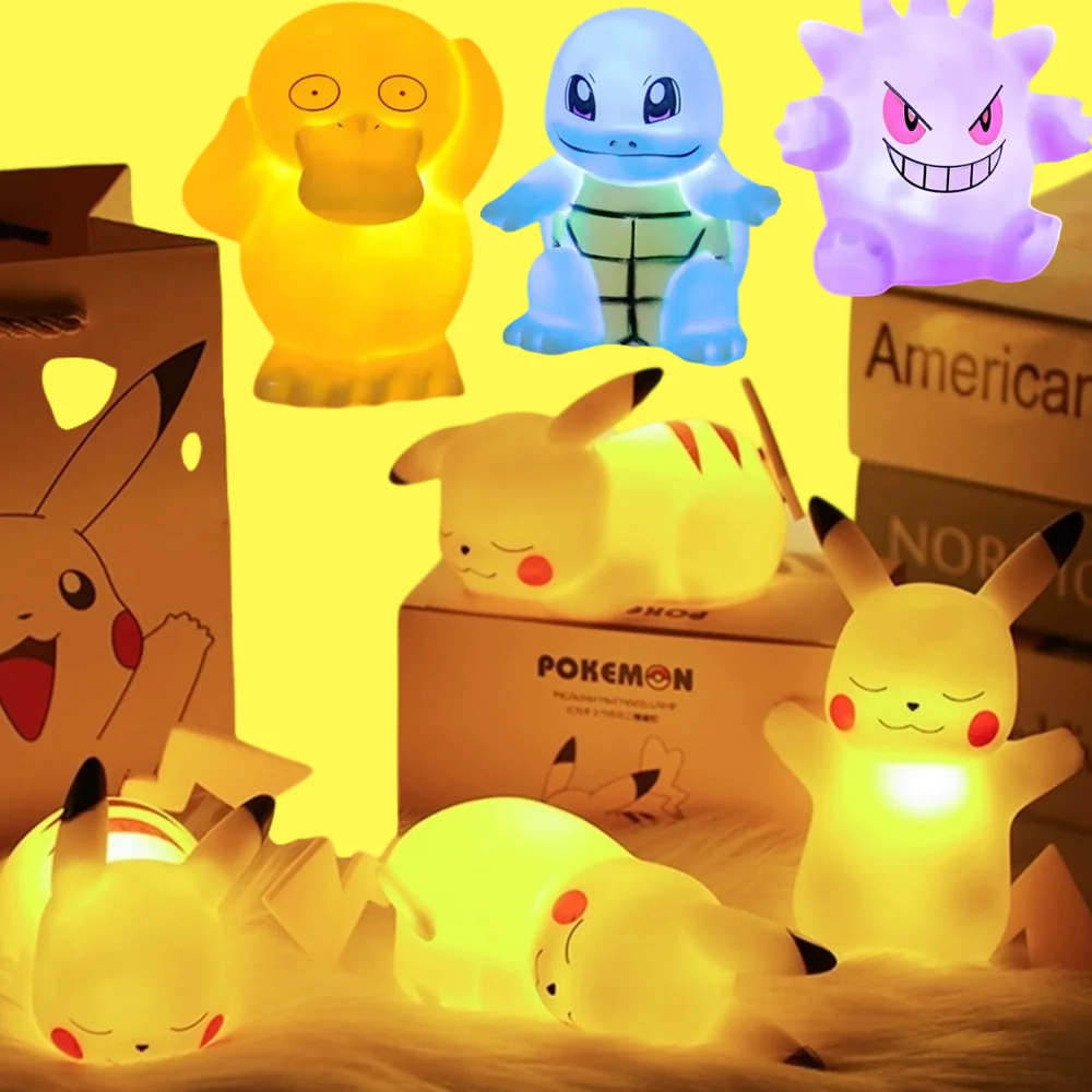 Pokemon-Night-Light-Glowing-Pikachu-Gengar-Charizard-Psyduck-Squirtle ...