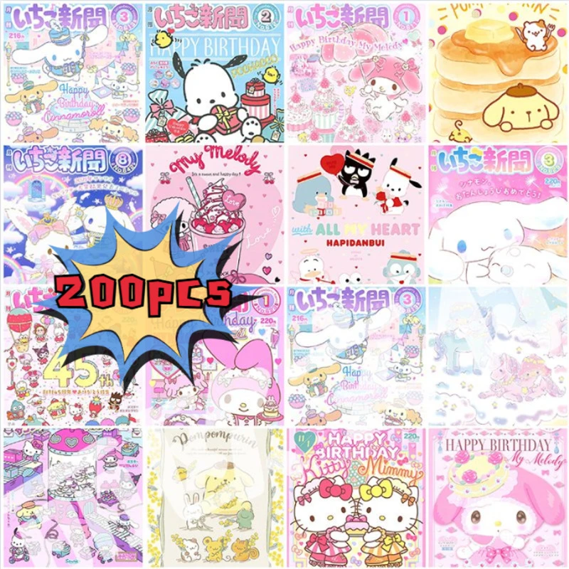 Cartoon Sanrio Paper Poster Hello Kitty Big Wall Poster Kawaii Melody ...